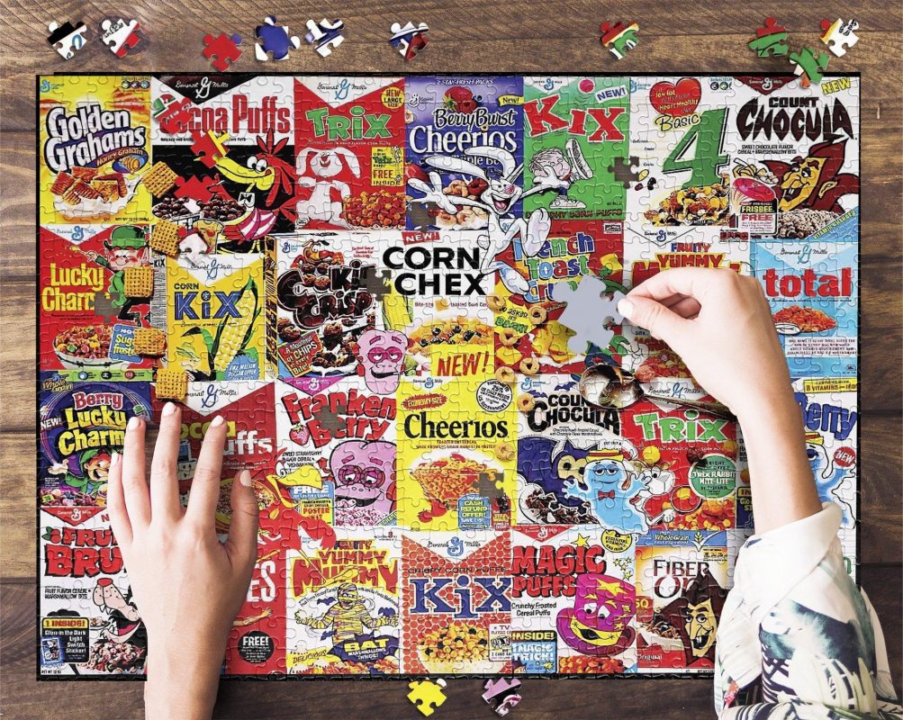I Love Cereal Jigsaw Puzzle Set