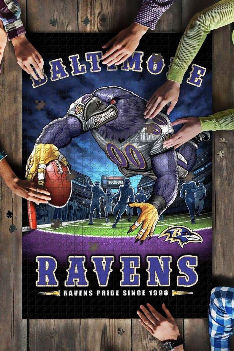 Sport, Football, Baltimore Ravens Team Jigsaw Puzzle Set